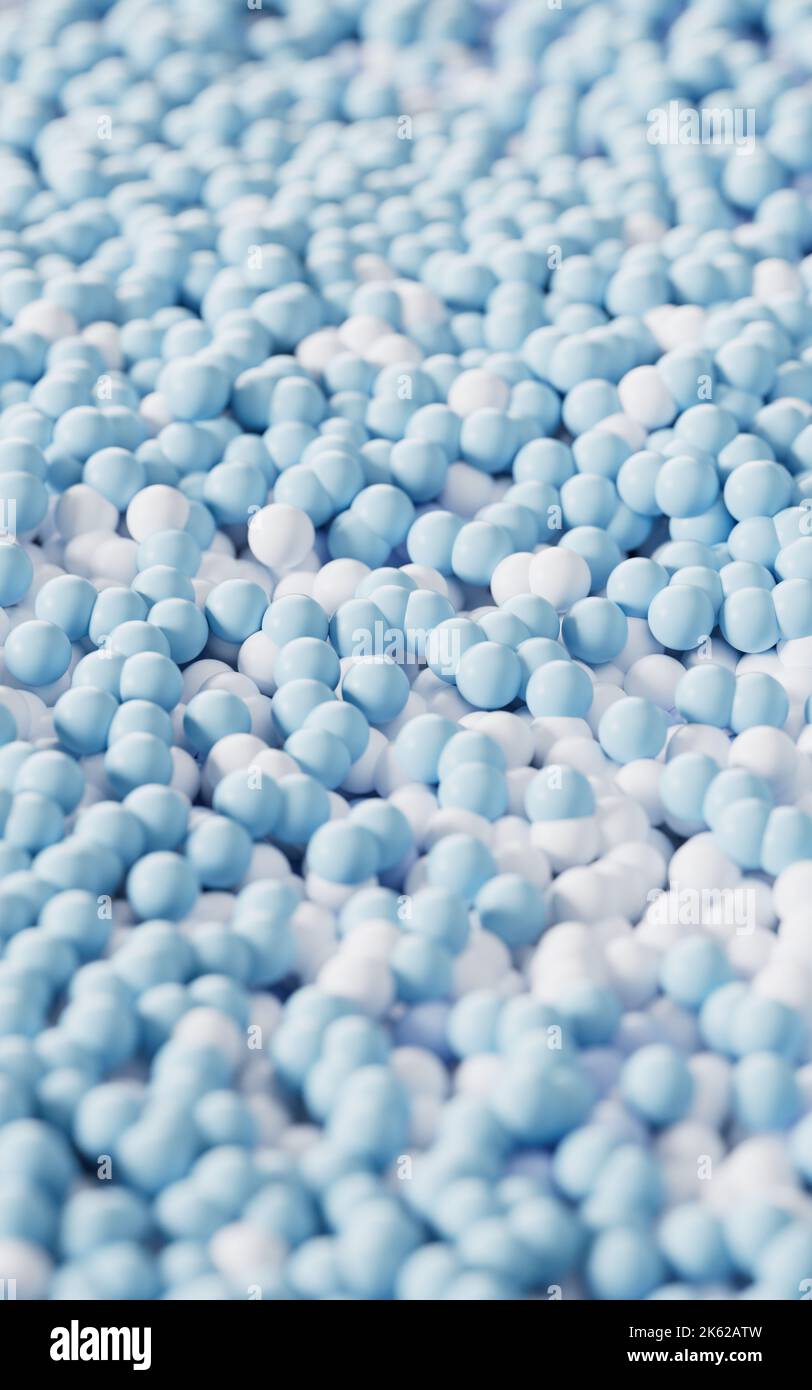 Density balls, abstract geometric background, 3d rendering. Computer ...