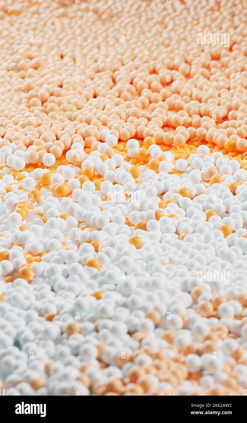 Density balls, abstract geometric background, 3d rendering. Computer ...