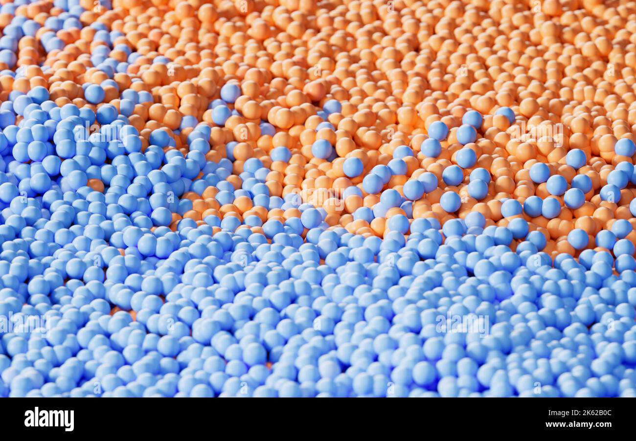 Density balls, abstract geometric background, 3d rendering. Computer ...