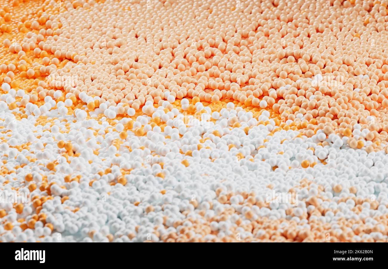 Density balls, abstract geometric background, 3d rendering. Computer ...