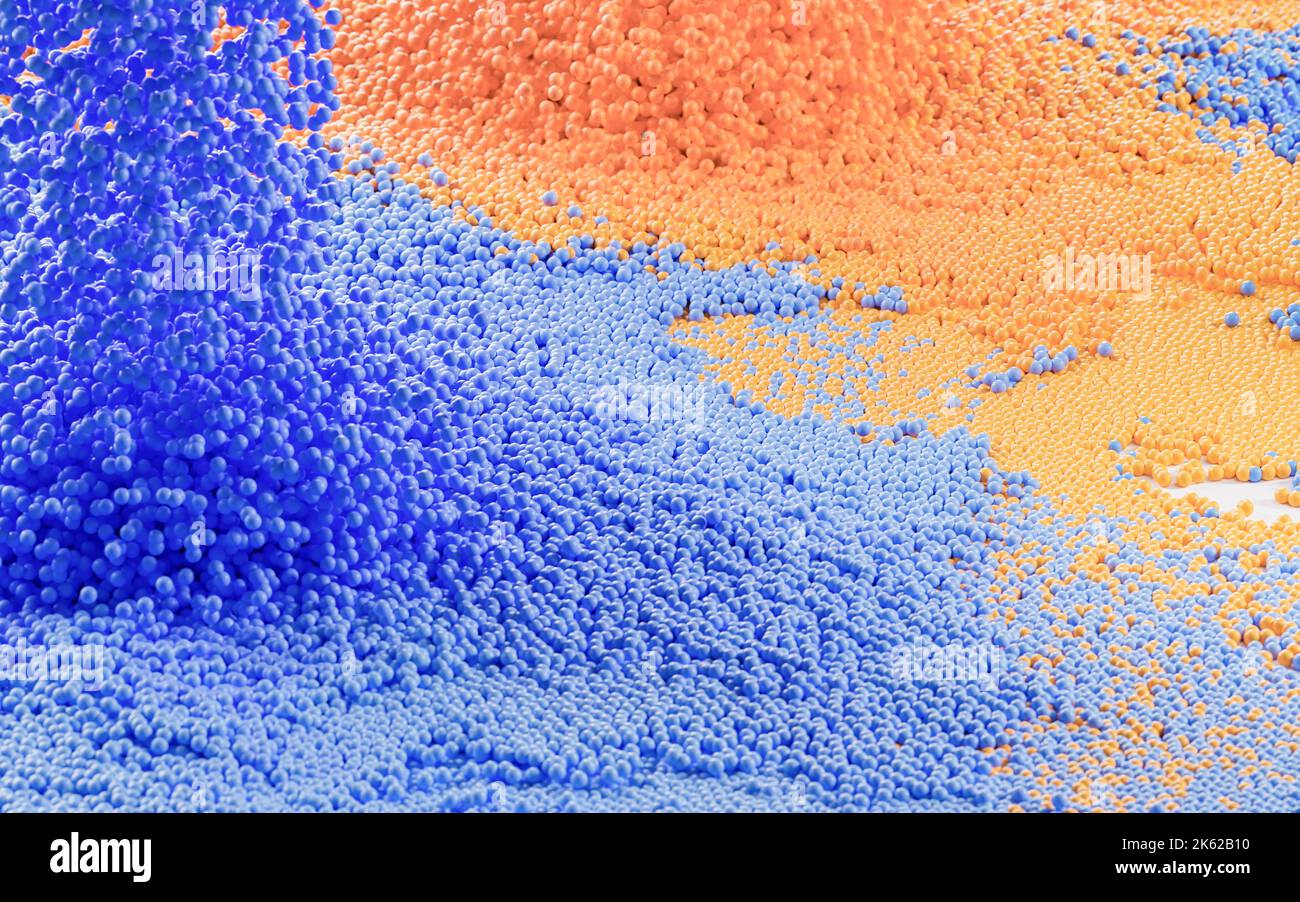 Density balls, abstract geometric background, 3d rendering. Computer ...