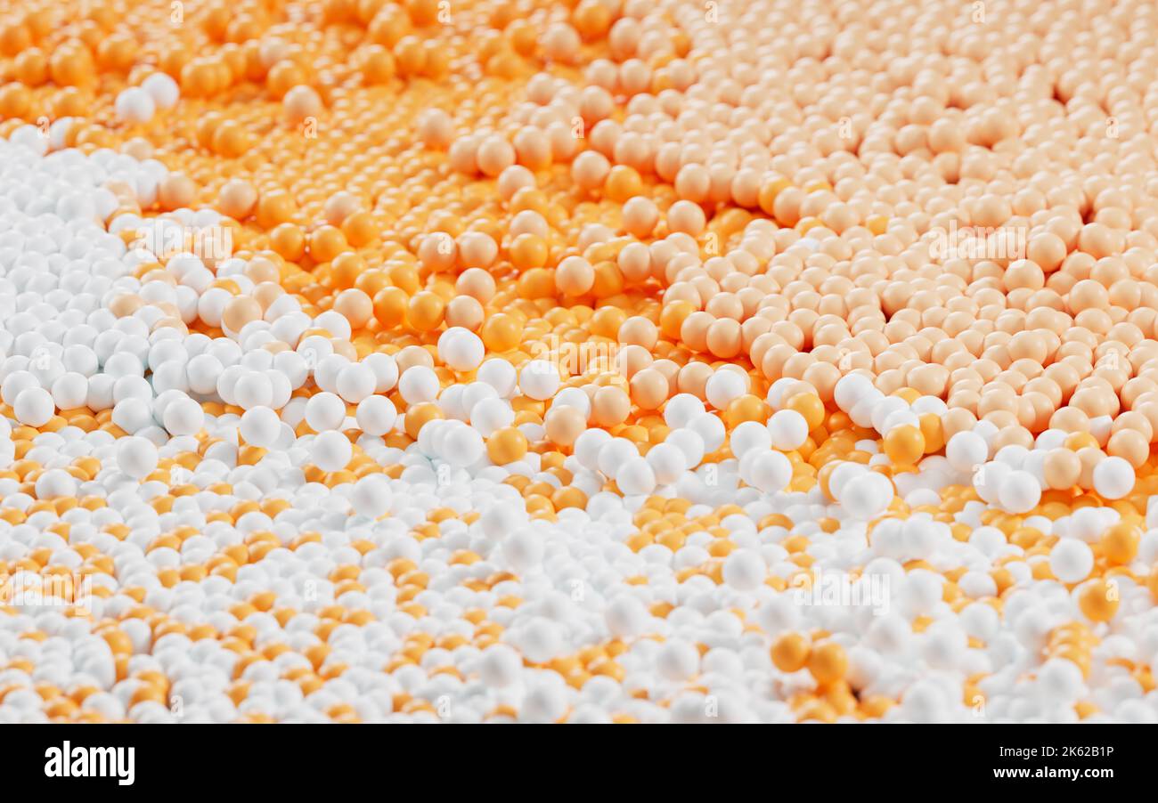 Density balls, abstract geometric background, 3d rendering. Computer ...