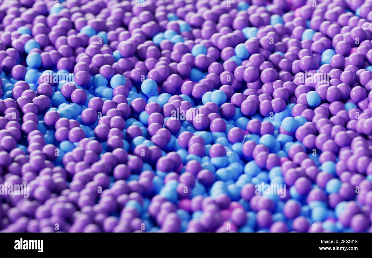 Density balls, abstract geometric background, 3d rendering. Computer ...