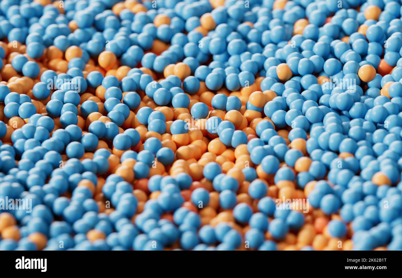 Density balls, abstract geometric background, 3d rendering. Computer ...