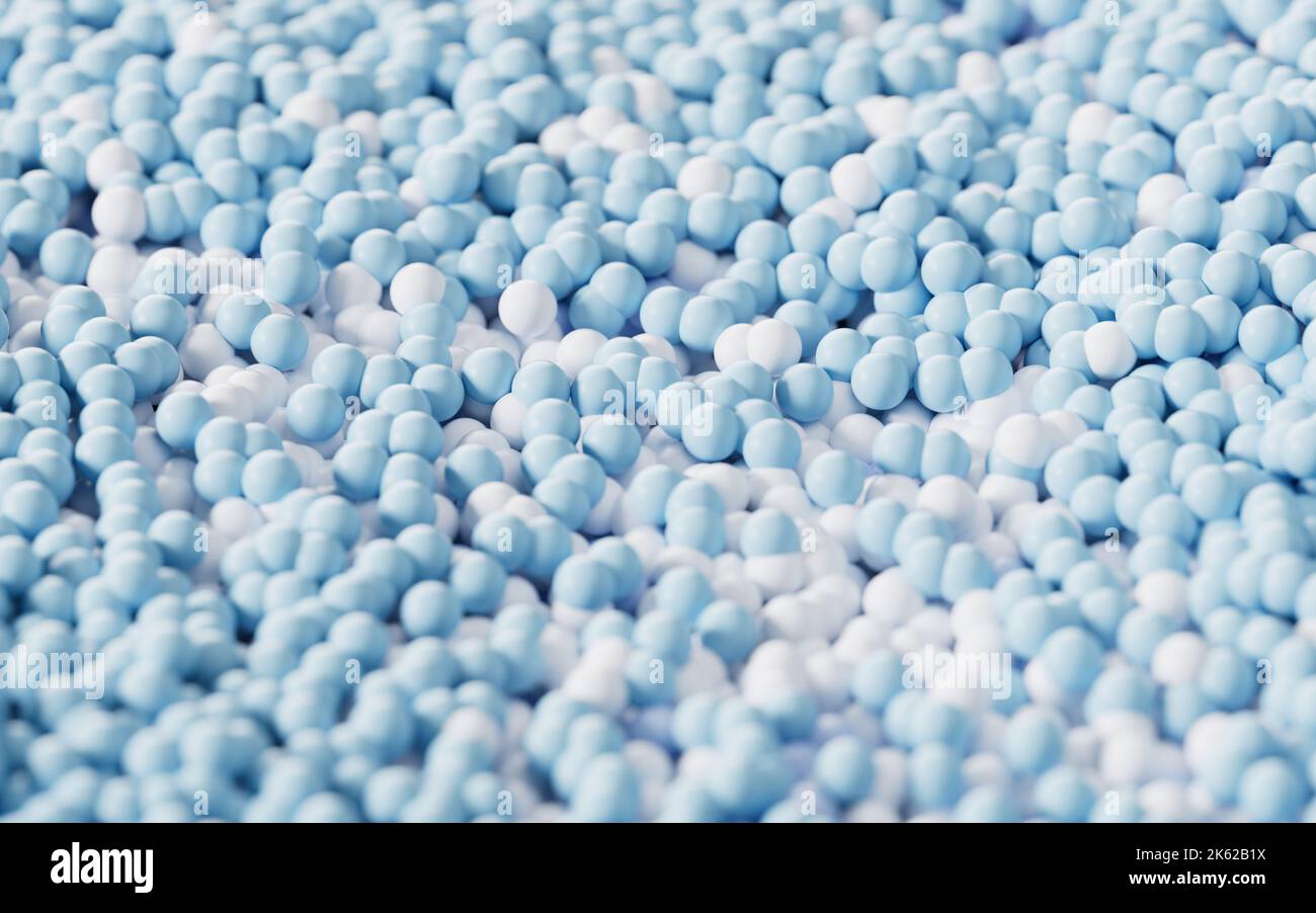 Density balls, abstract geometric background, 3d rendering. Computer ...