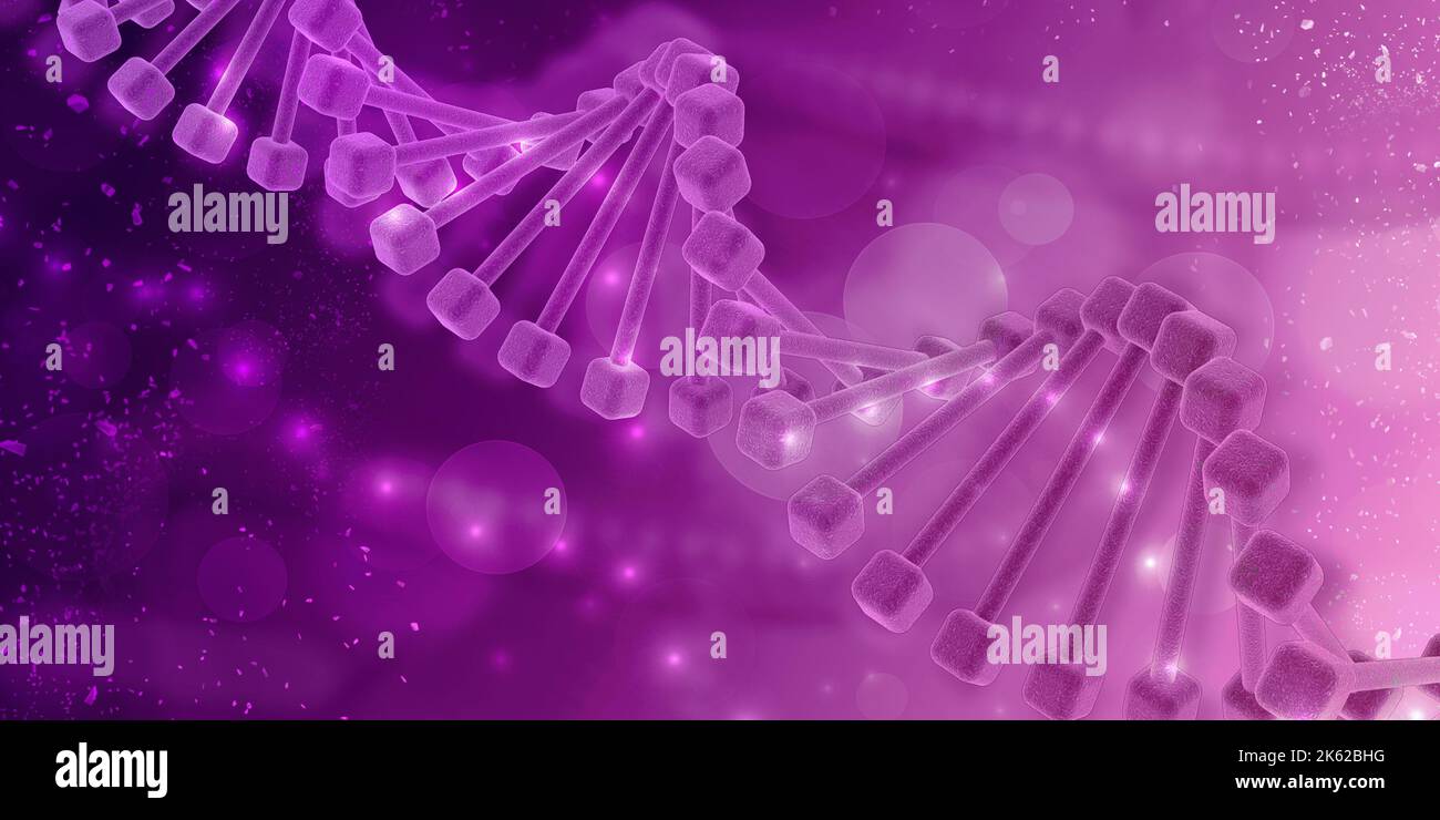 3d render of dna structure, abstract background Stock Photo - Alamy