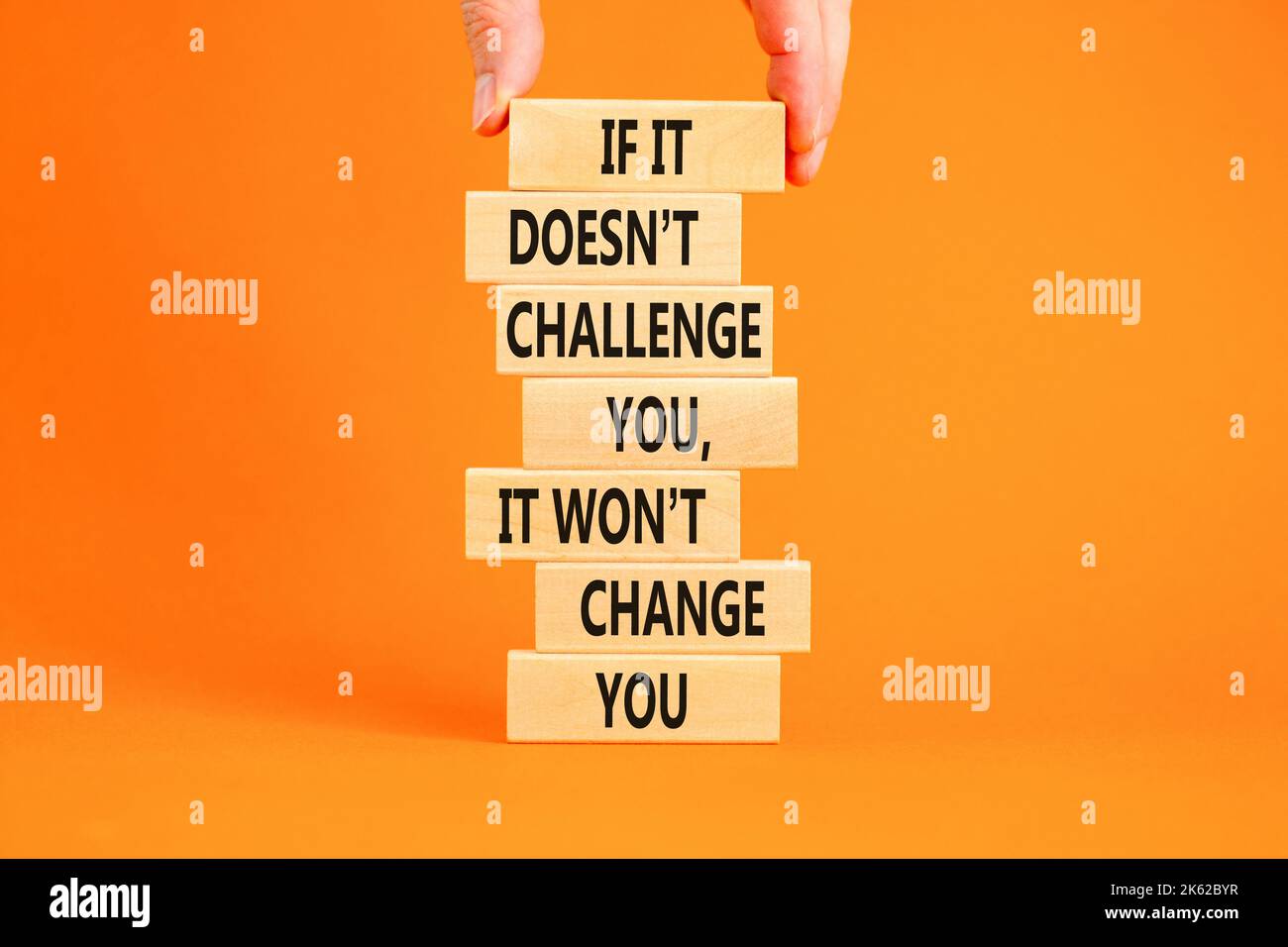 Challenge to change symbol. Concept words If it does not challenge you ...