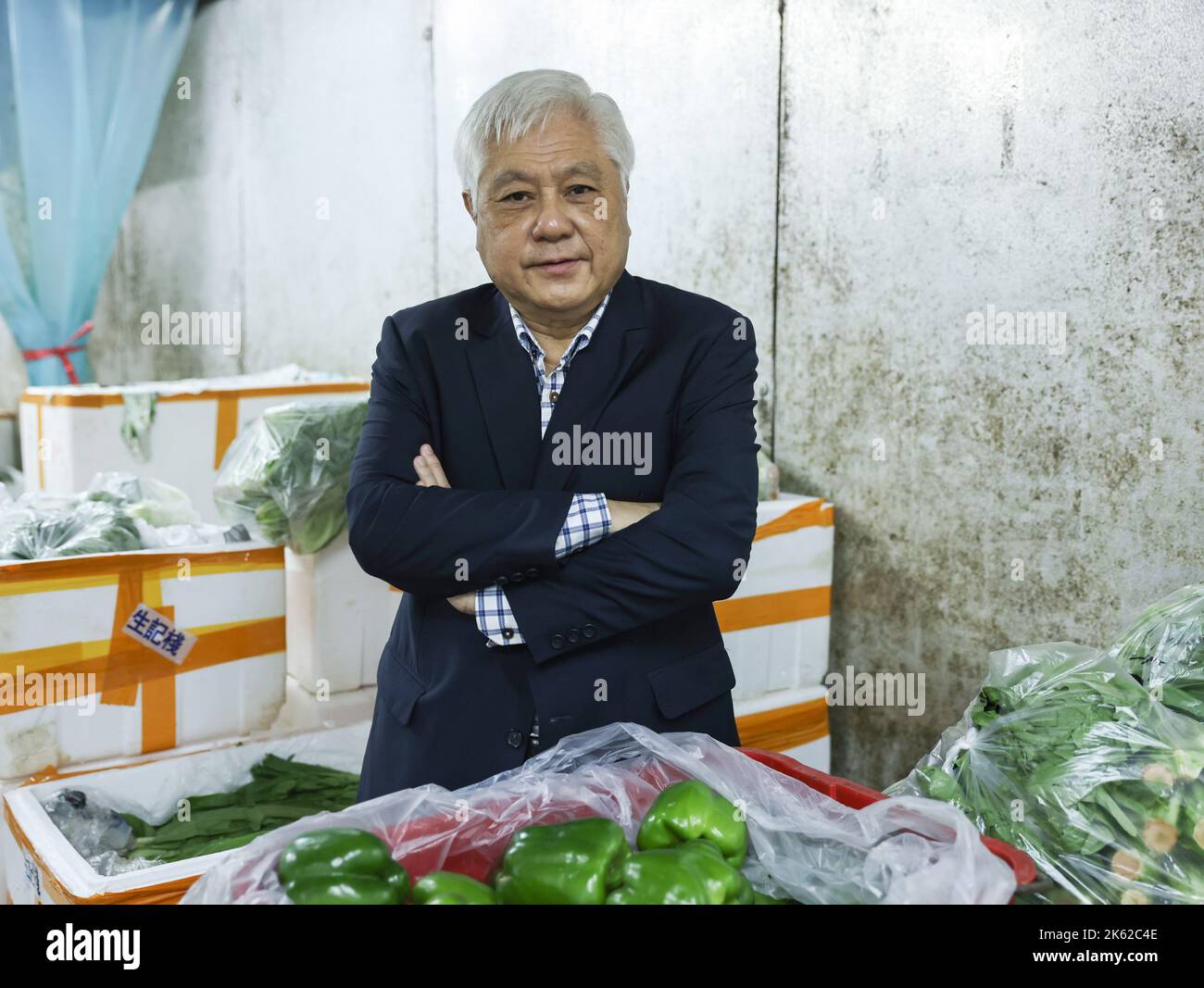 Thomas Ng, chairman of the Hong Kong Food Council at his office in ...