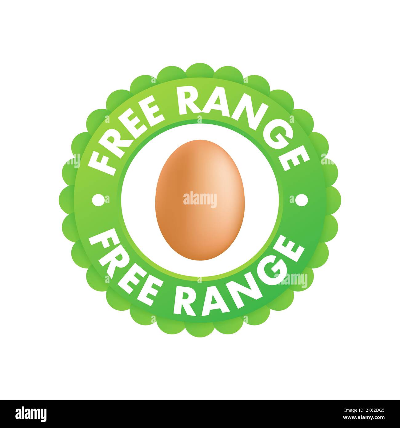 Free Range Eggs Label Icon Farm Fresh Product Vector Stock Illustration Stock Vector Image 