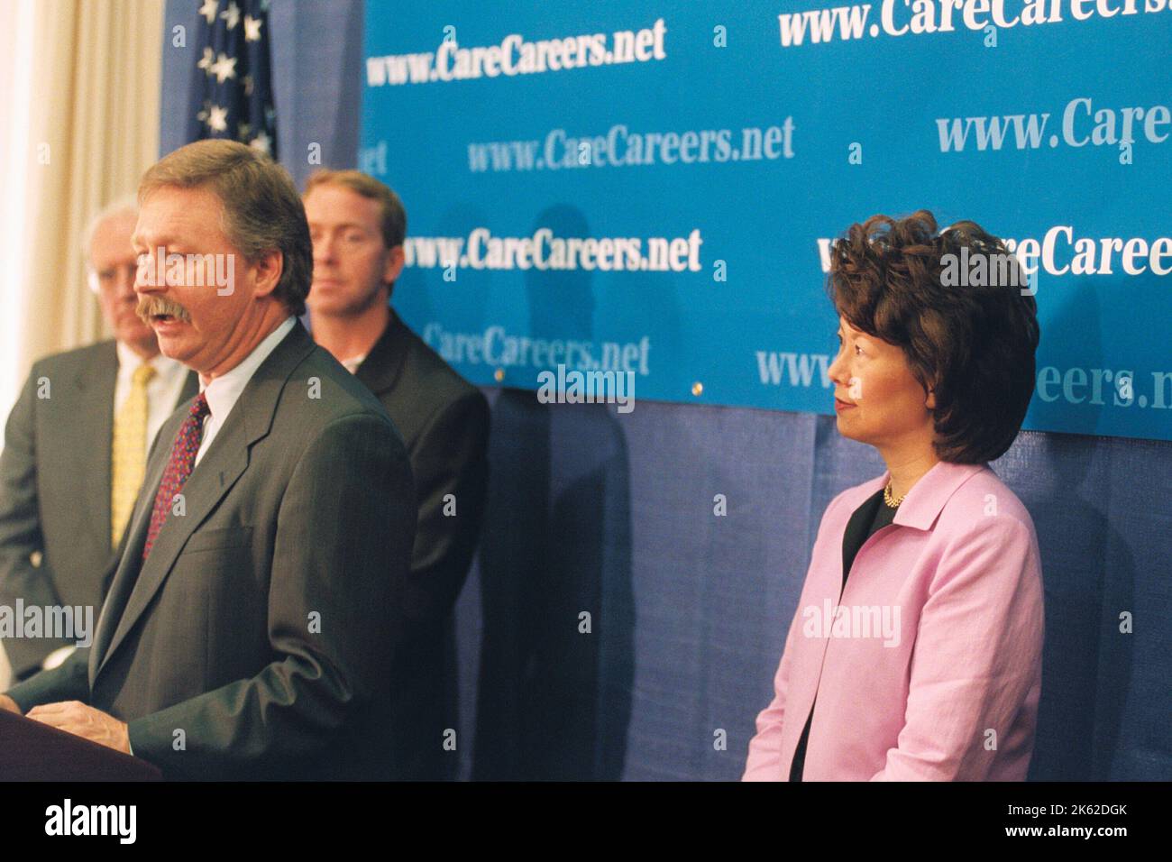 Office of the Secretary - Secretary Elaine Chao and Jim Shea at Care ...