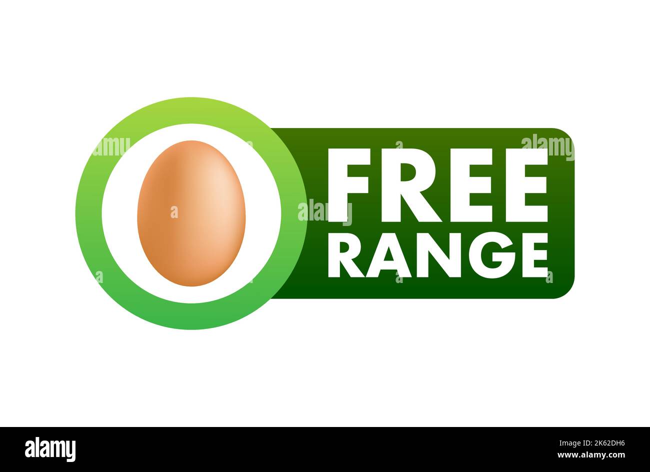 Free range eggs label icon. Farm fresh product. Vector stock ...