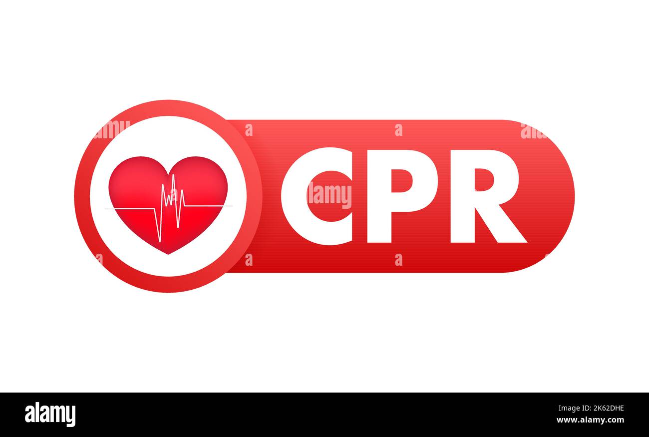 CPR Cardiopulmonary Resuscitation. Medical resuscitation. Vector stock illustration Stock Vector ...