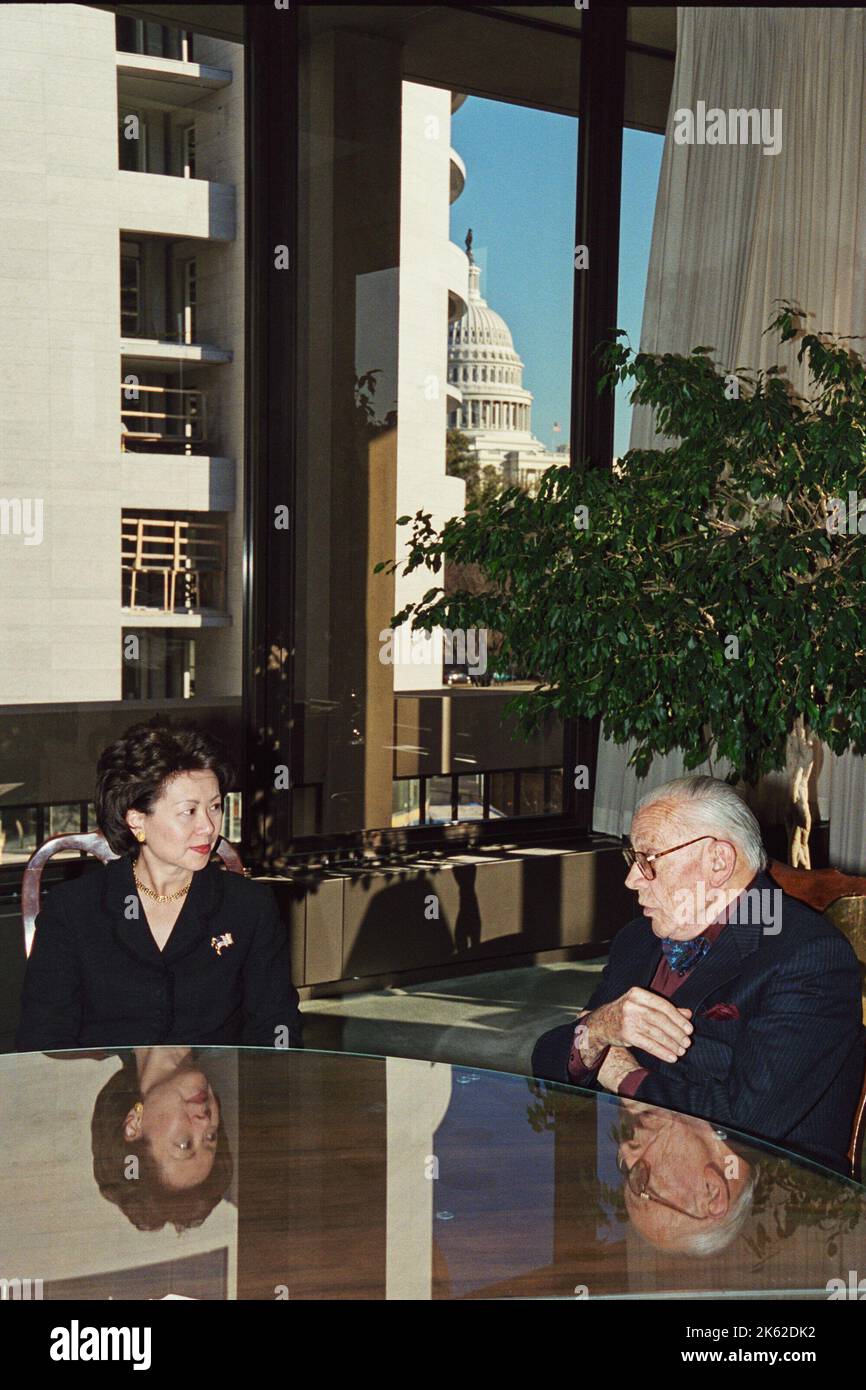 Office of the Secretary - Secretary Elaine Chao with Former Secretaries ...