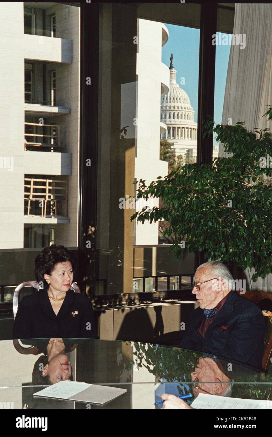 Office of the Secretary - Secretary Elaine Chao with Former Secretaries ...