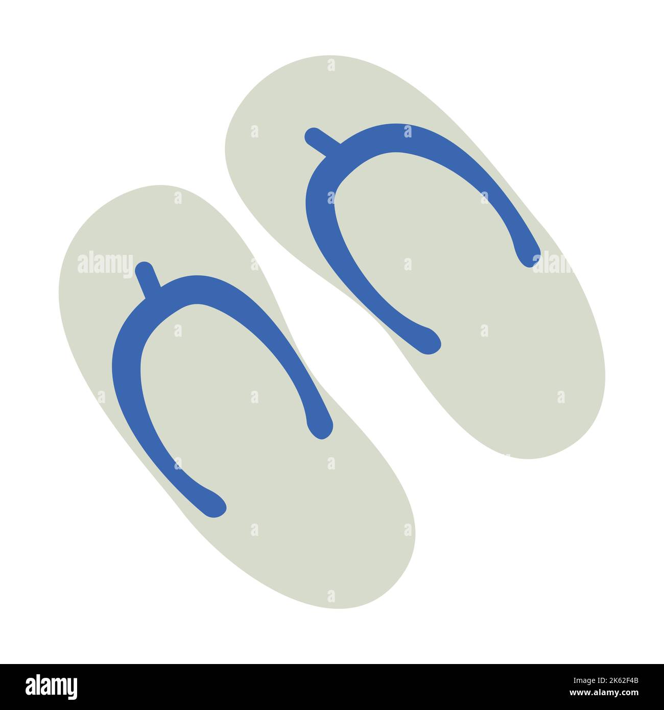 cute of sandals on cartoon version,vector illustration Stock Vector ...