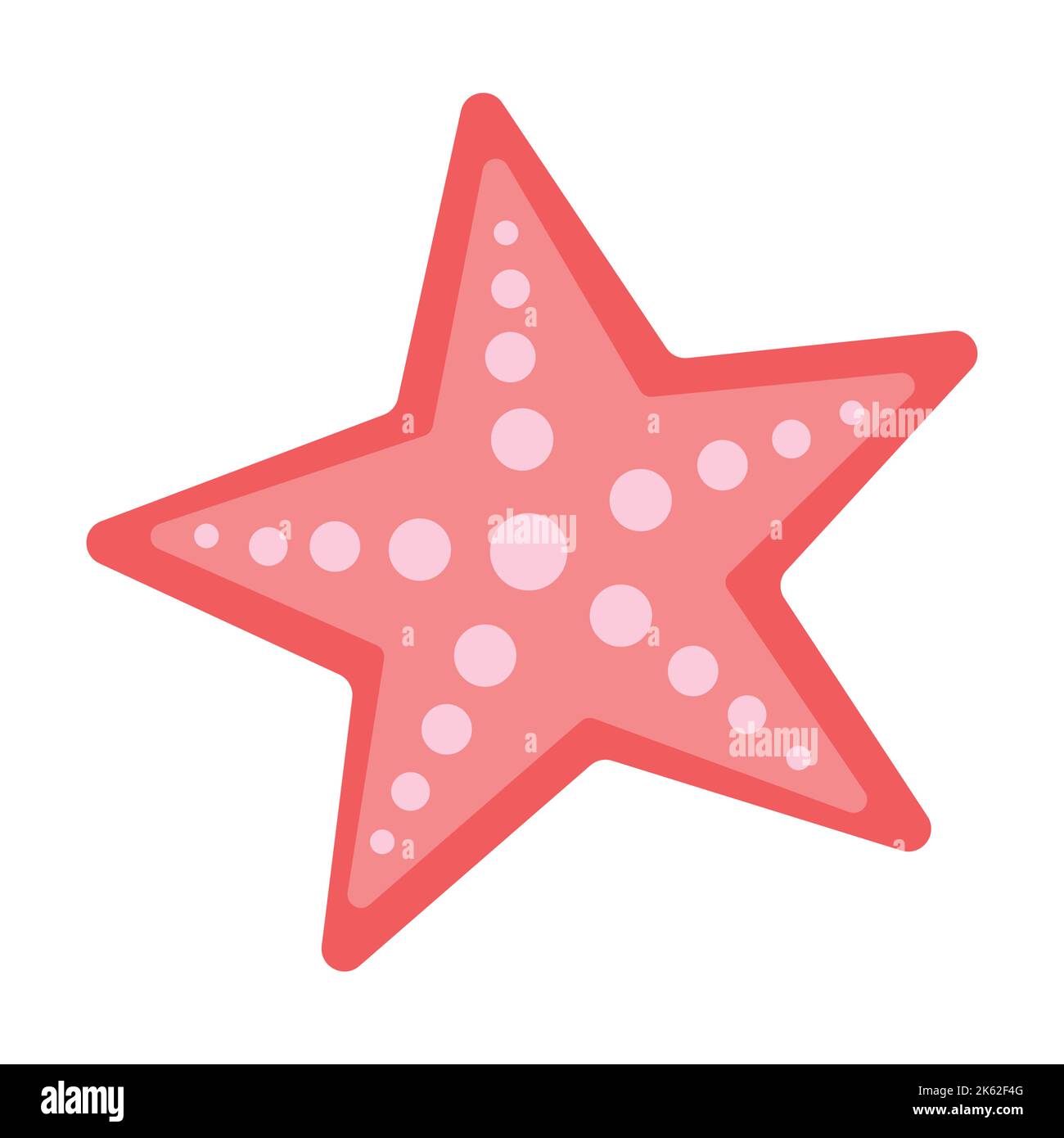 cute of star fish on cartoon version,vector illustration Stock Vector ...