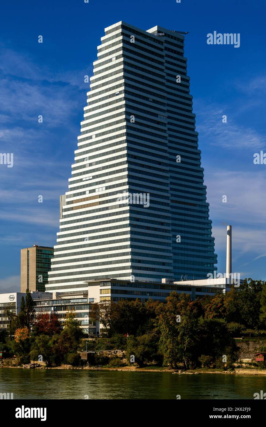 Roche building, design by Herzog & de Meuron Architekten is located in ...