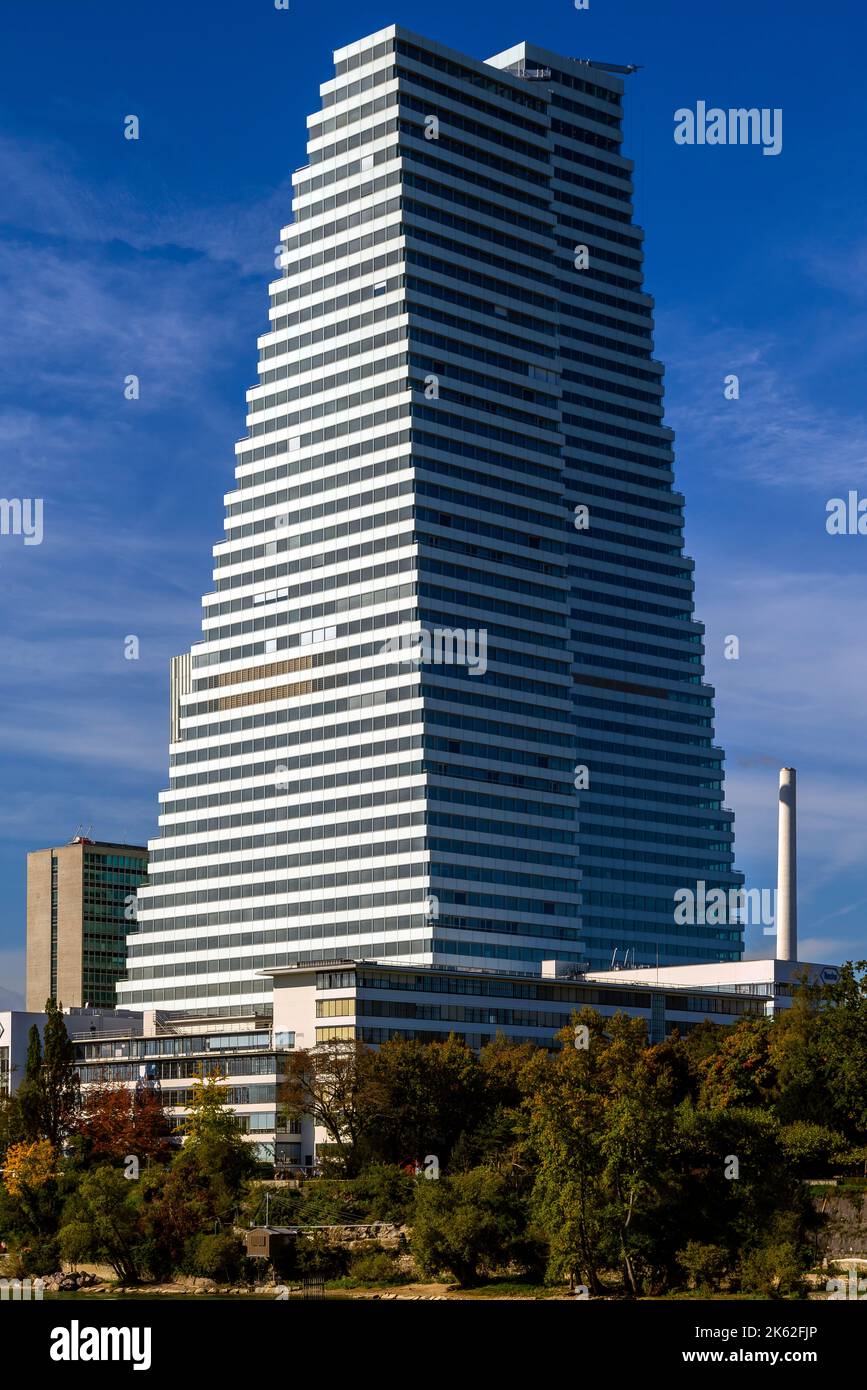 Roche building, design by Herzog & de Meuron Architekten is located in ...