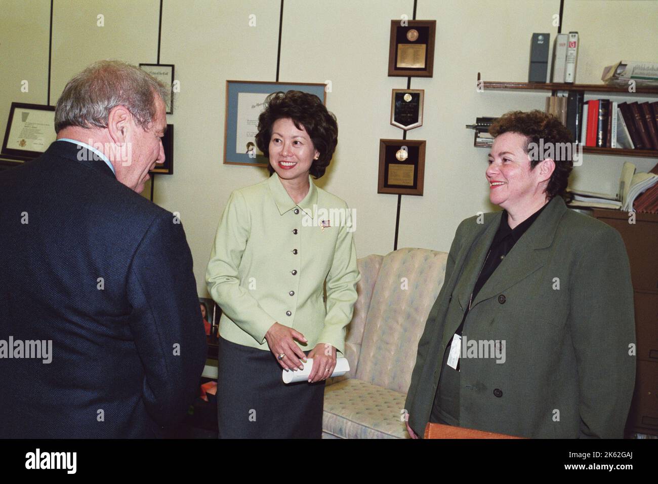 Office of the Secretary - Secretary Elaine Chao with Cong Norwood and ...