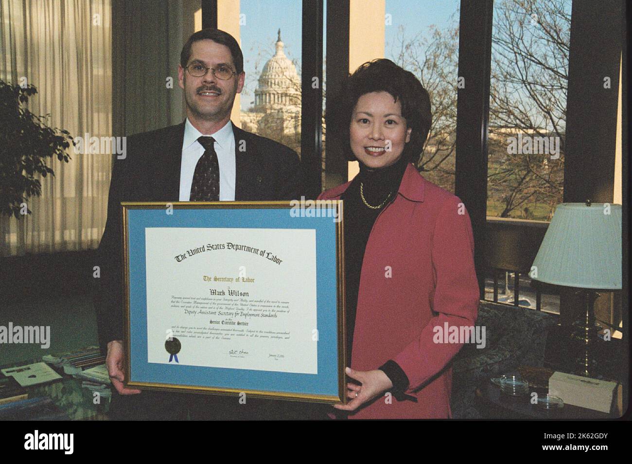 Office of the Secretary - Secretary Elaine Chao Presents Senior ...