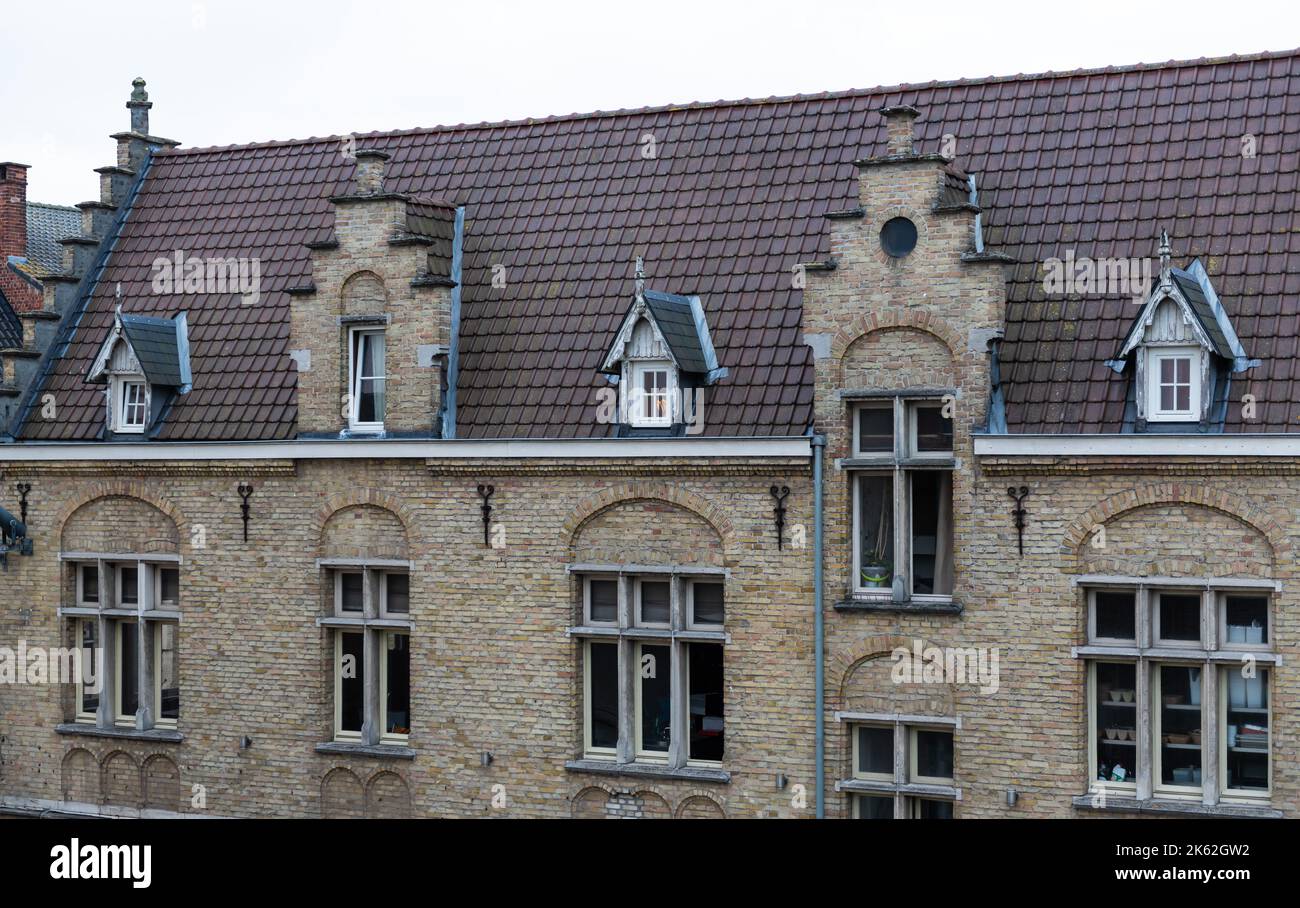 Ieper, West Flanders Region - Belgium - 07 15 2021 - Detail of ...