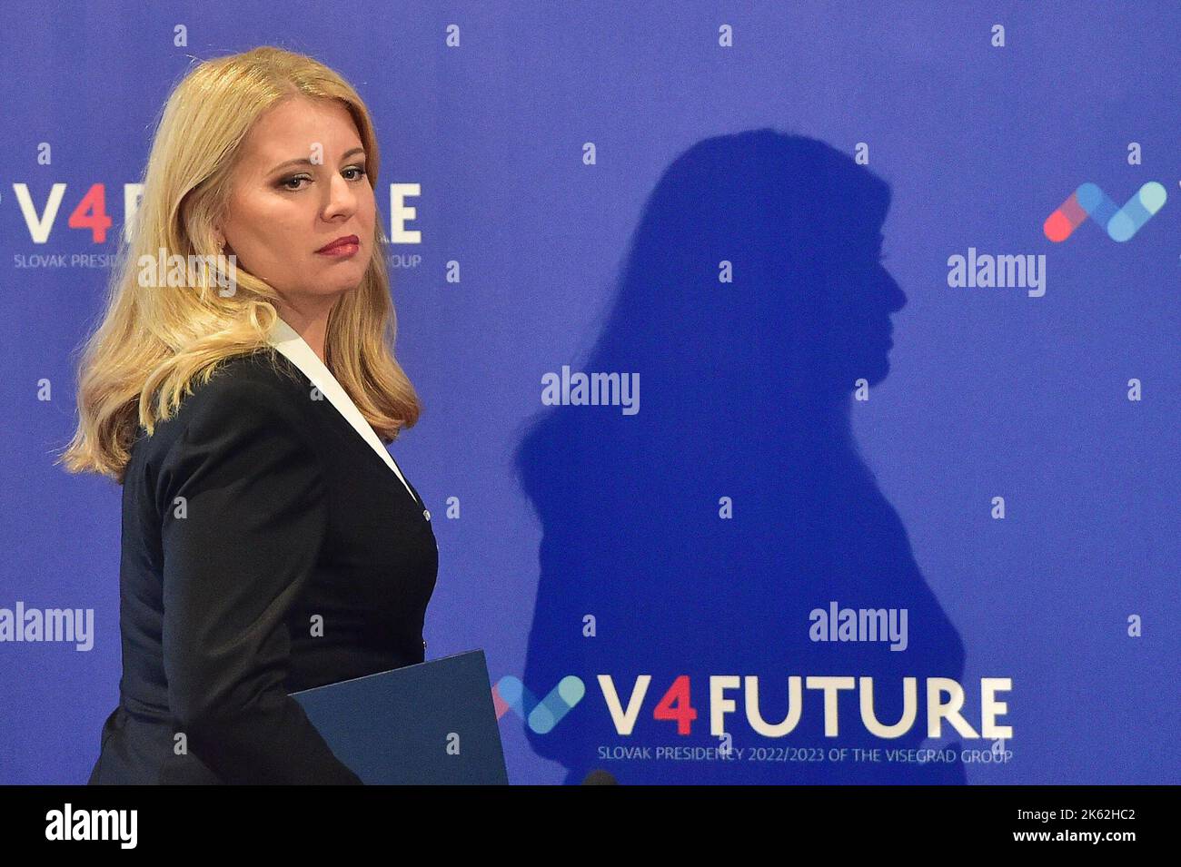 Bratislava, Slovakia. 11th Oct, 2022. President of Slovakia Zuzana ...