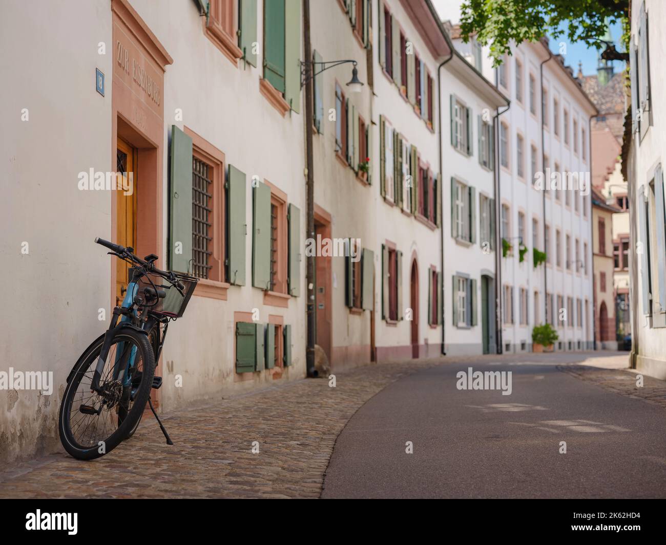 Buildings in the city centre of Basel , Switzerland. Colorful house ...