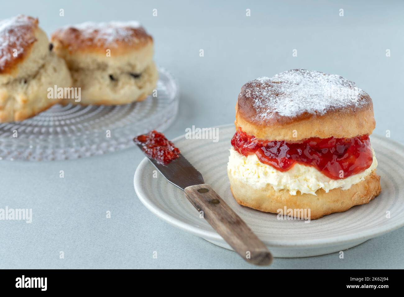 Devon cream tea hi-res stock photography and images - Alamy