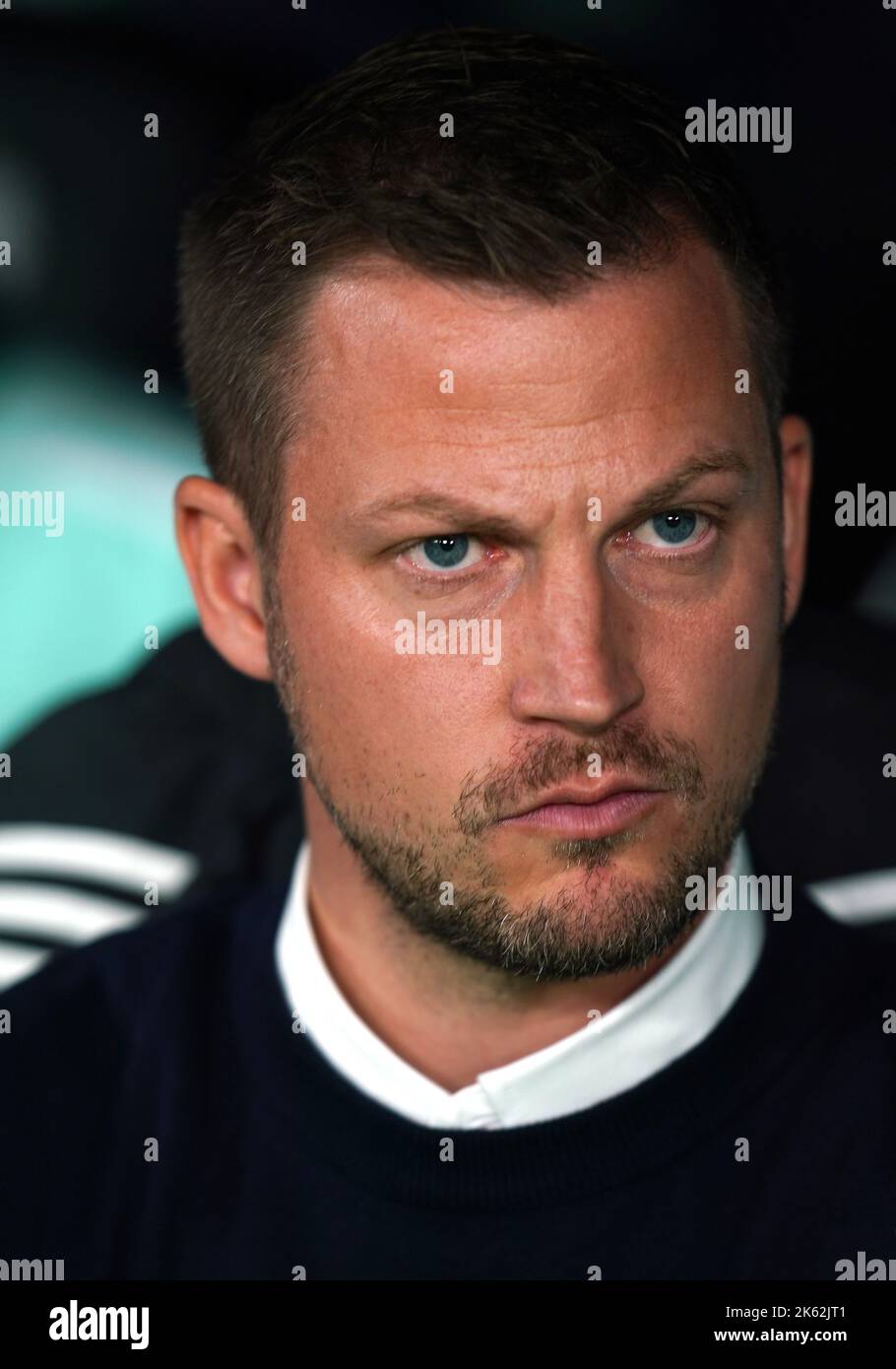 FC Copenhagen head coach Jacob Neestrup during the UEFA Champions ...