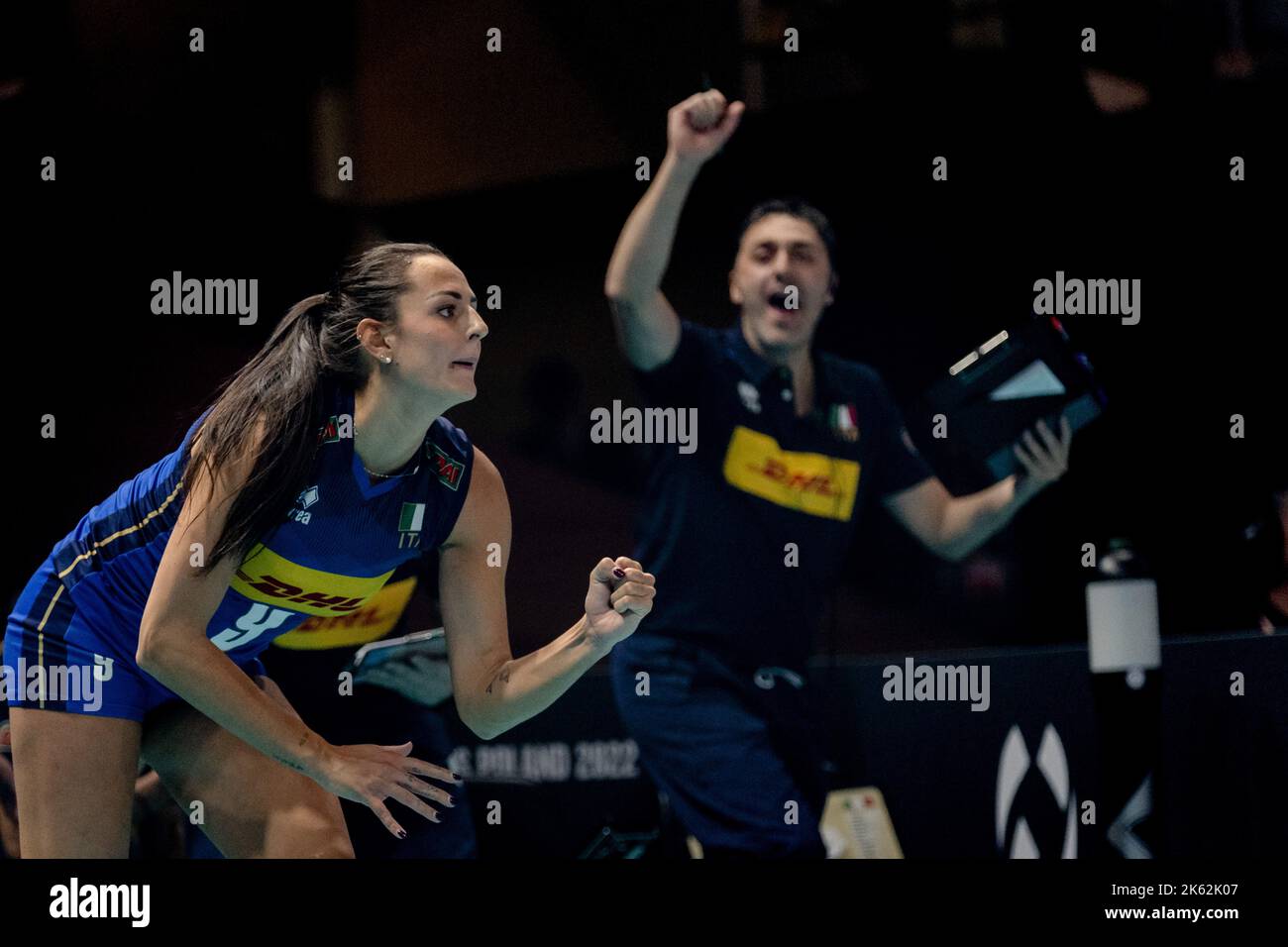APELDOORN - Chiara Bosetti Caterina of Italy in action against China ...