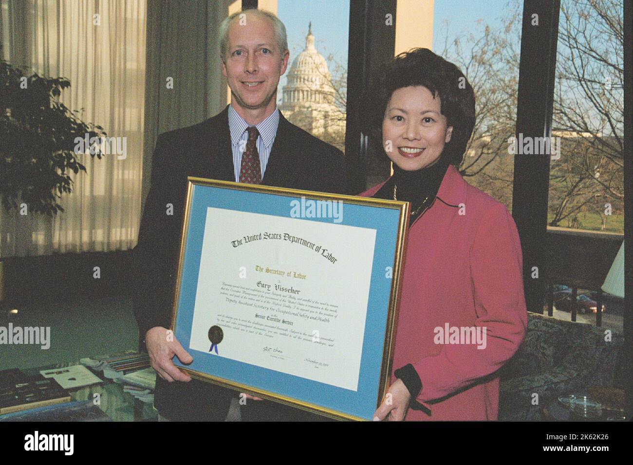 Office of the Secretary - Secretary Elaine Chao Presents Senior ...