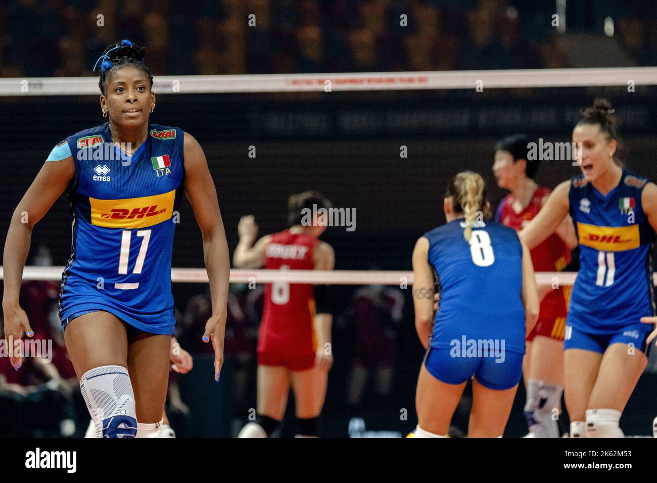 APELDOORN - Fatime Sylla Miryam of Italy in action against China during ...