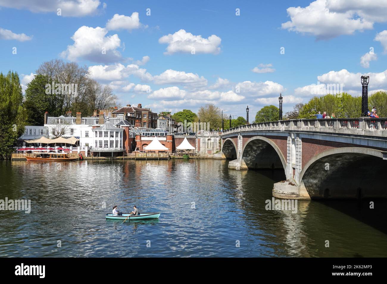 Hampton court bridge view hi-res stock photography and images - Alamy