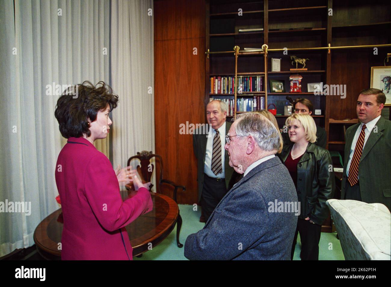 Office of the Secretary - Secretary Elaine Chao with Sean Redmond and ...