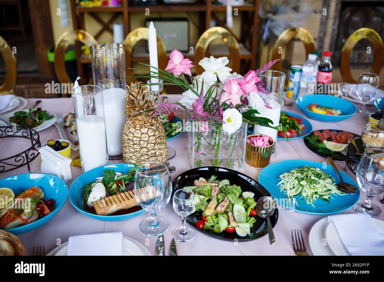Beautiful and delicious restaurant meals Stock Photo - Alamy