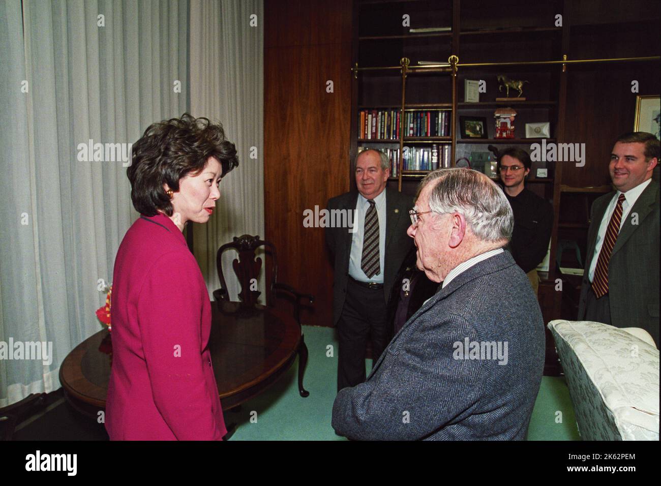 Office of the Secretary - Secretary Elaine Chao with Sean Redmond and ...