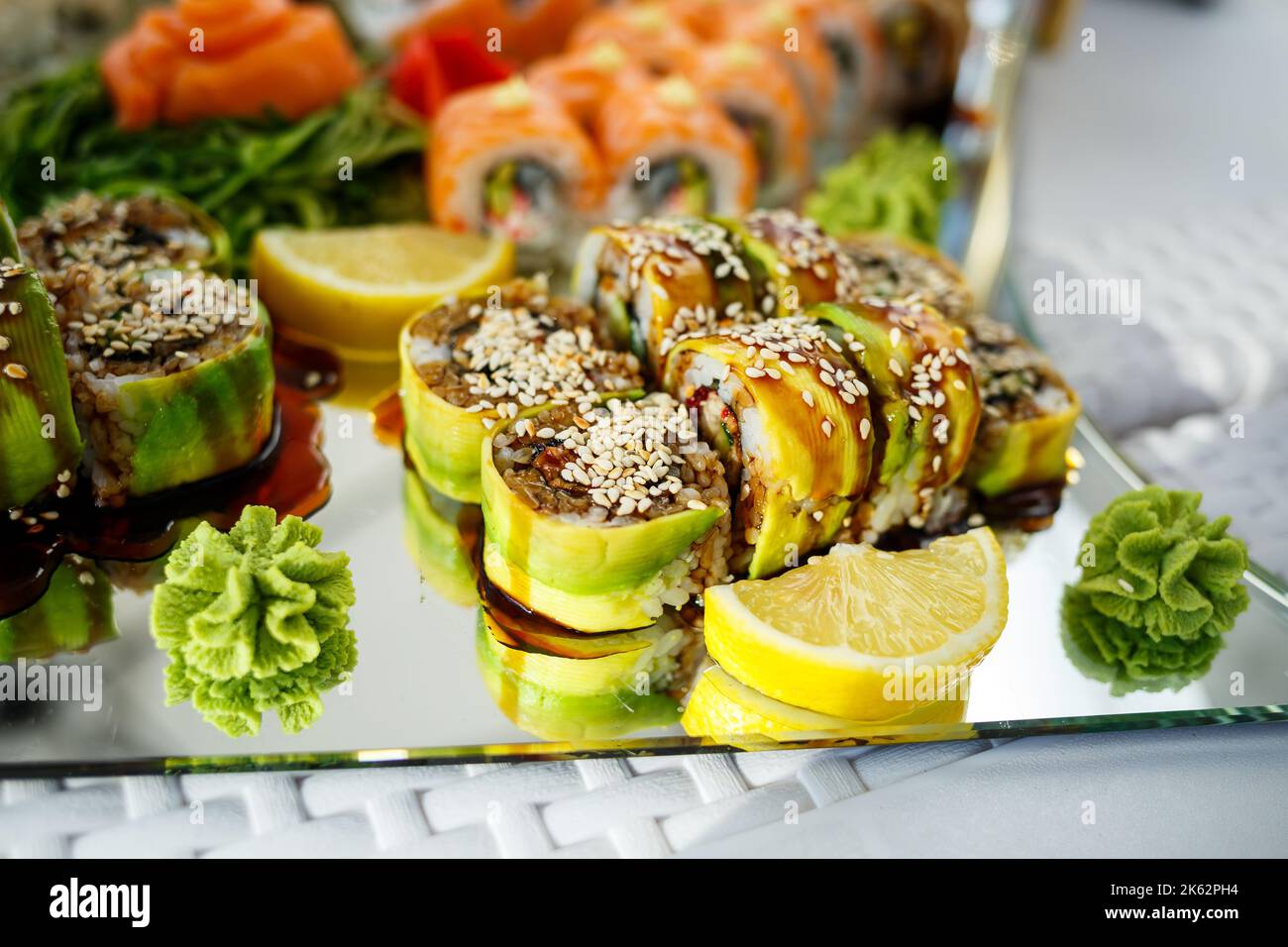 Beautiful and delicious restaurant meals Stock Photo - Alamy