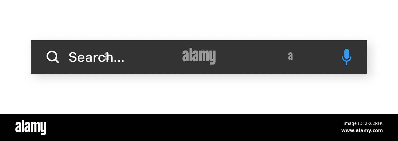 Search bar template. Internet browser engine with search box, address ...