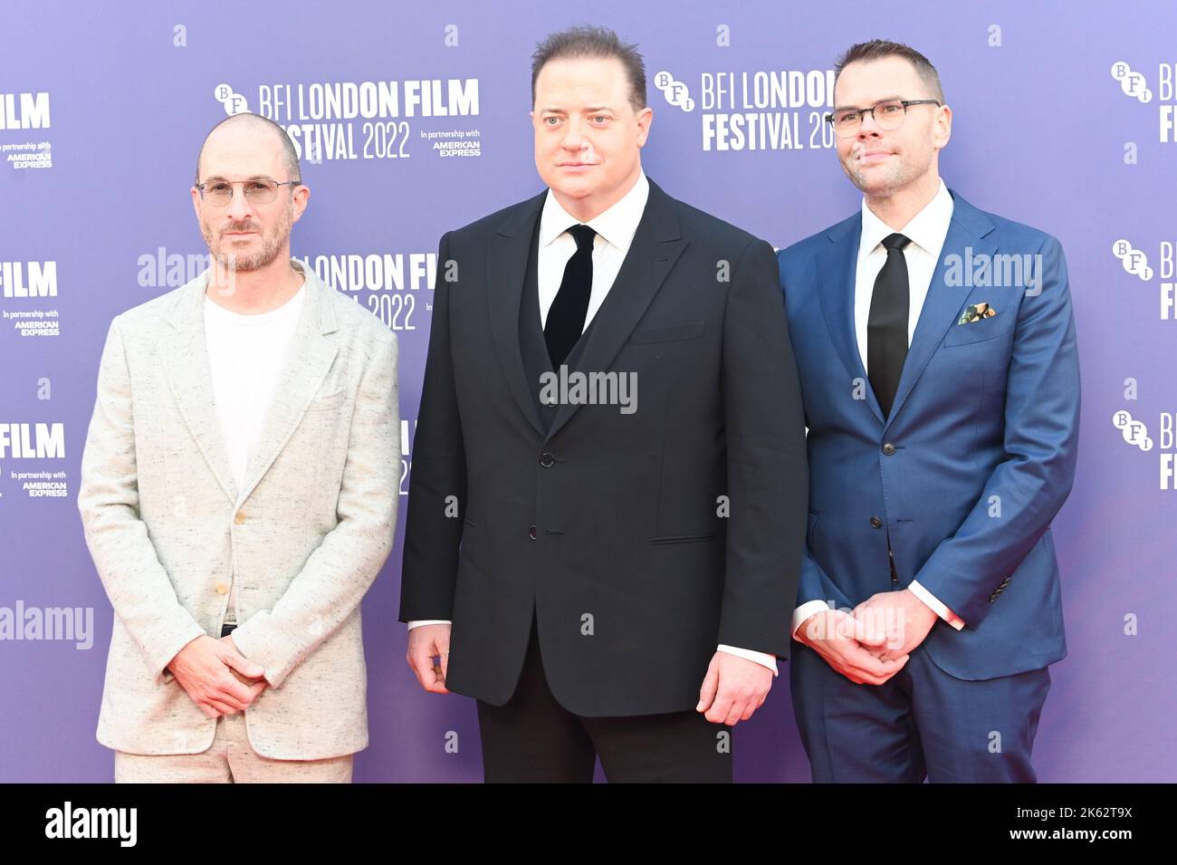 London, UK. 11th Oct, 2022. Brendan Fraser, Samuel D. Hunter and Darren ...