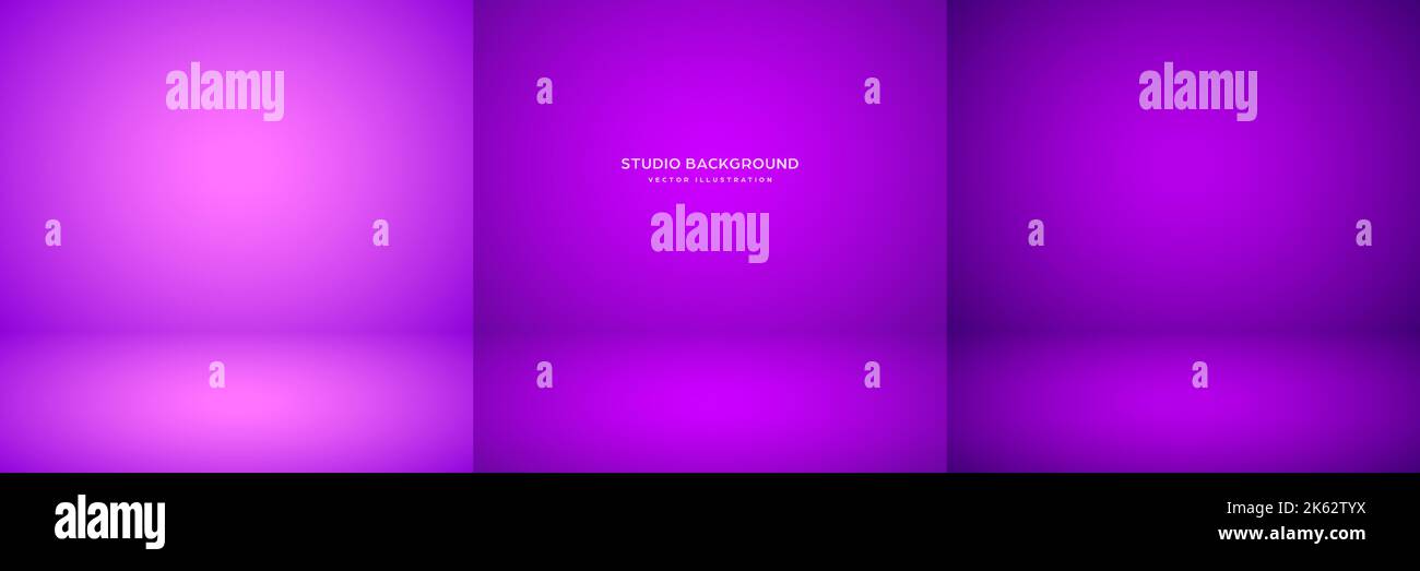 Empty violet studio abstract backgrounds with spotlight effect. Product ...