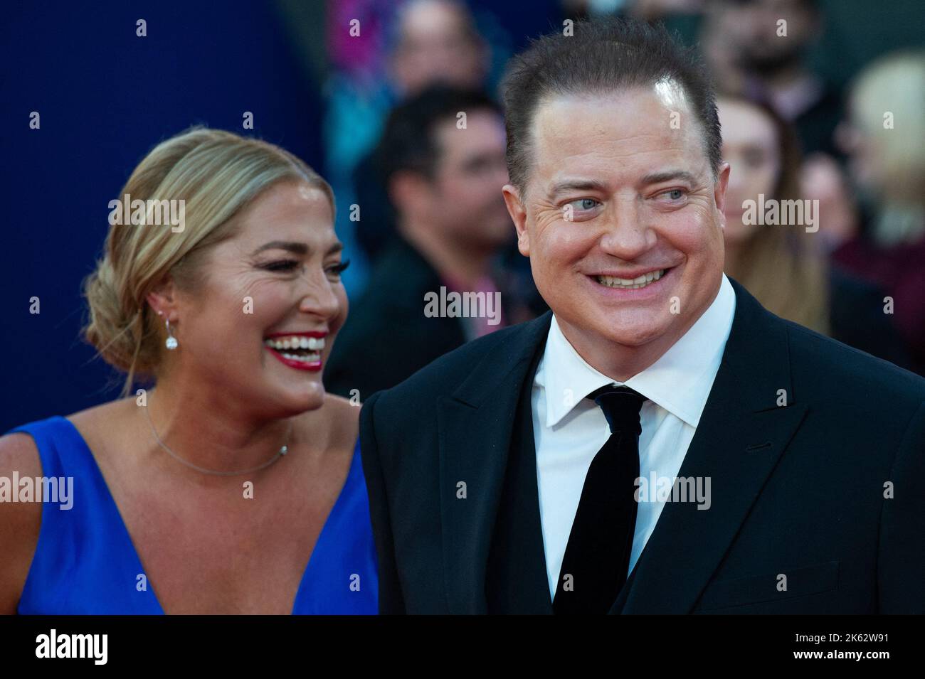 Jeanne Moore and Brendan Fraser attending The Whale Premiere as part of ...