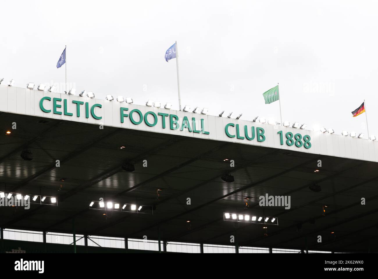 A general view inside the stadium ahead of the UEFA Champions League ...