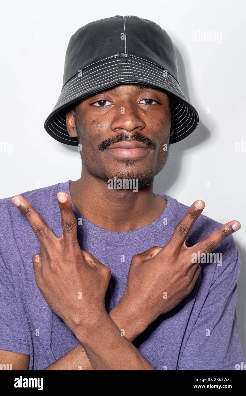 winner success cool hipster man trend fashion Stock Photo - Alamy