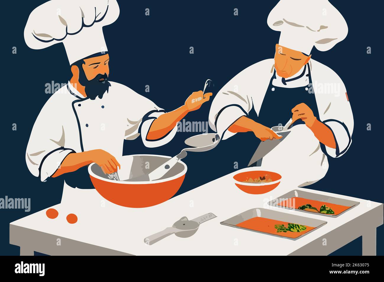 Chefs art hi-res stock photography and images - Alamy