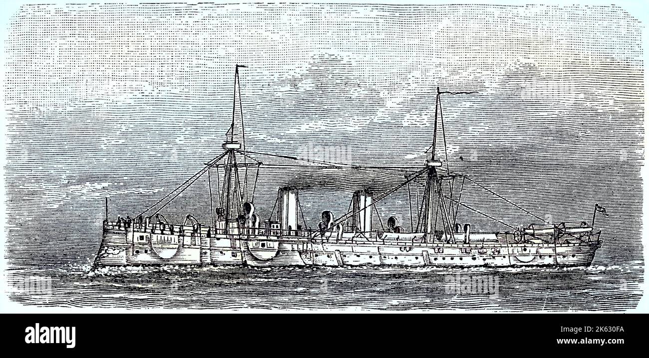 SMS Irene was a protected cruiser or Kreuzerkorvette of the German ...