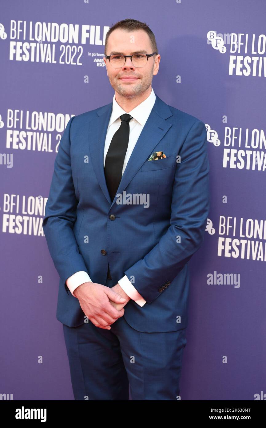London, UK. 11th Oct, 2022. Screenwriter Samuel D. Hunter arrive at the ...
