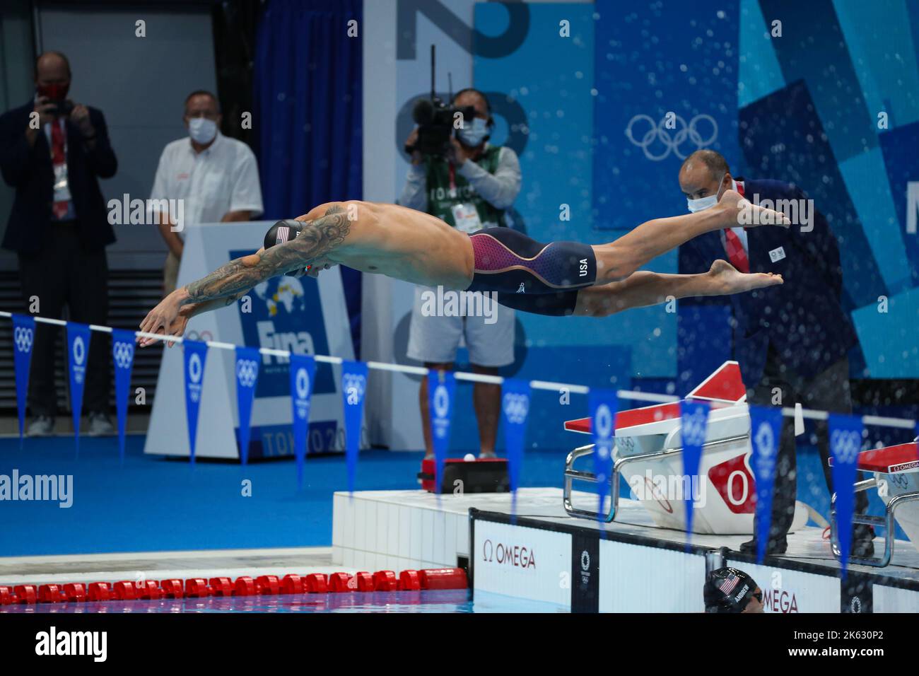 AUGUST 1st, 2021 - TOKYO, JAPAN: Caeleb DRESSEL of United States swims ...
