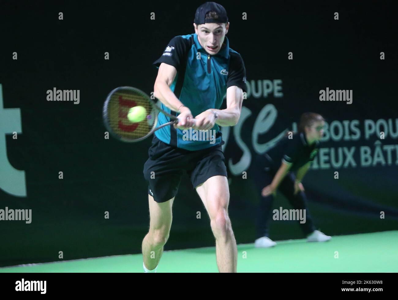 Ugo Humbert of France during the Open de Rennes 2022, ATP Challenger ...