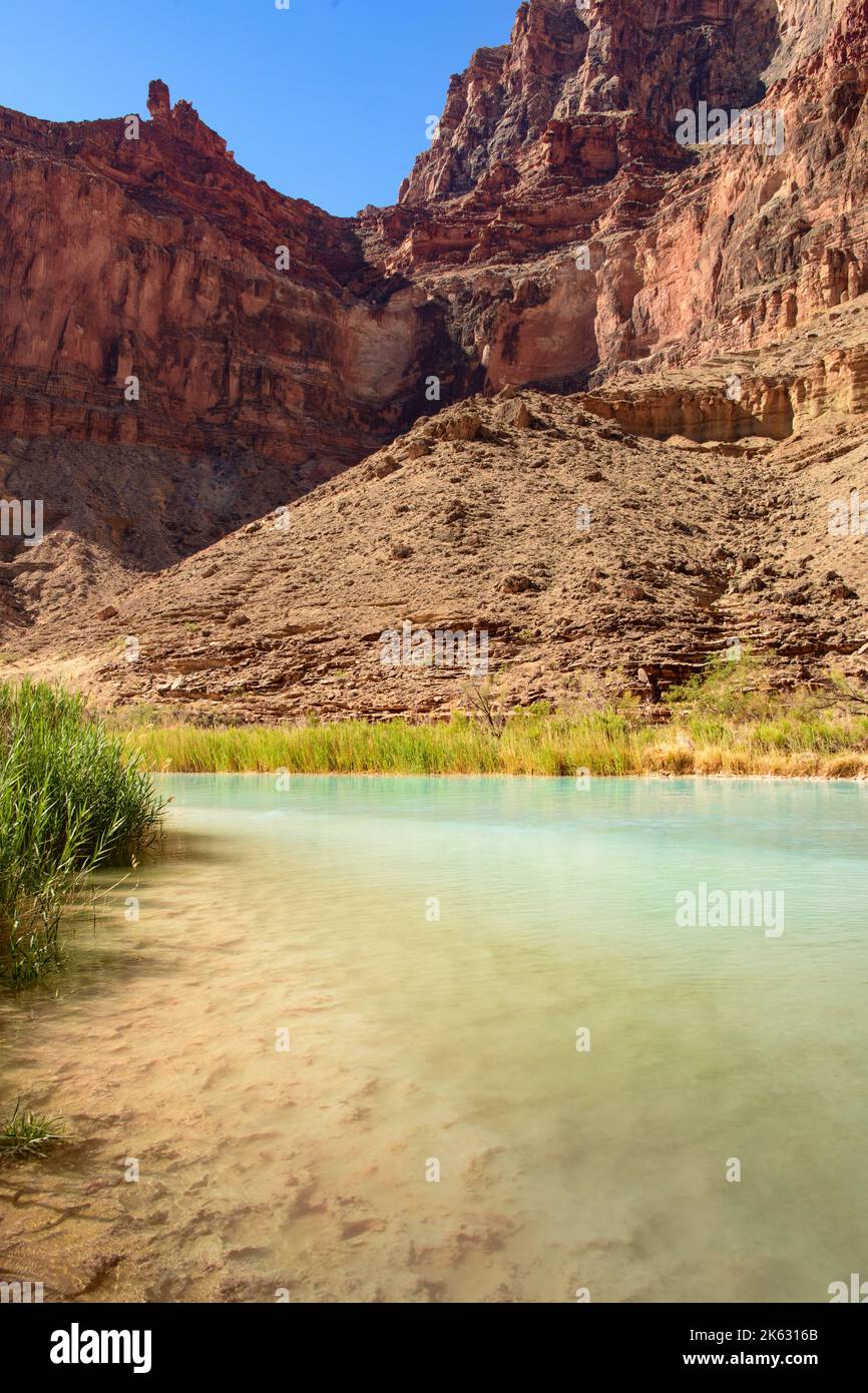 Little Colorado River Aqua Blue Waters Stock Photo - Alamy