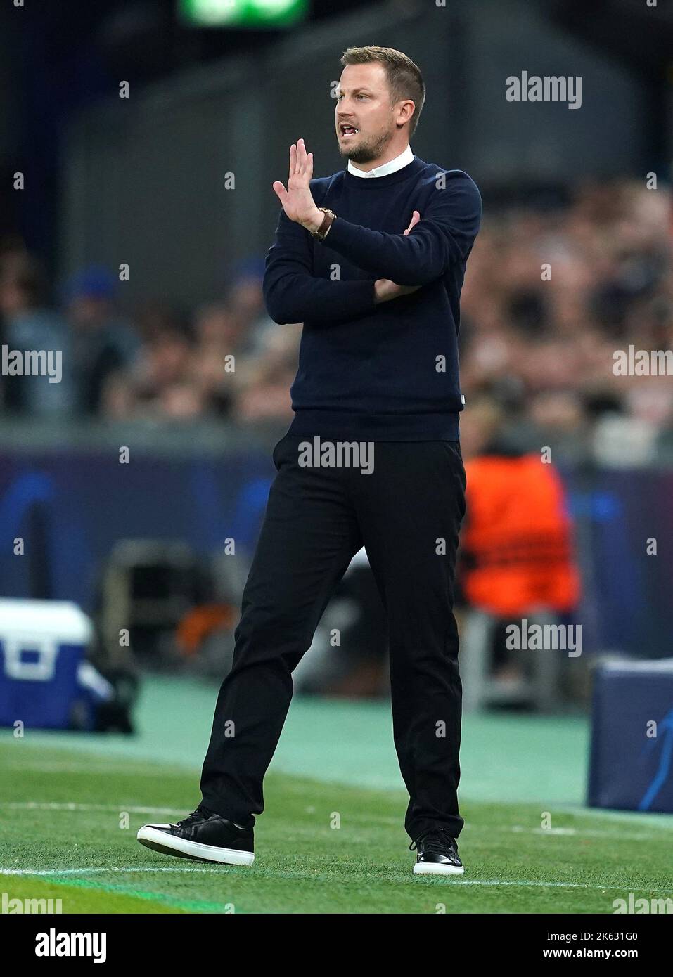 FC Copenhagen head coach Jacob Neestrup during the UEFA Champions ...
